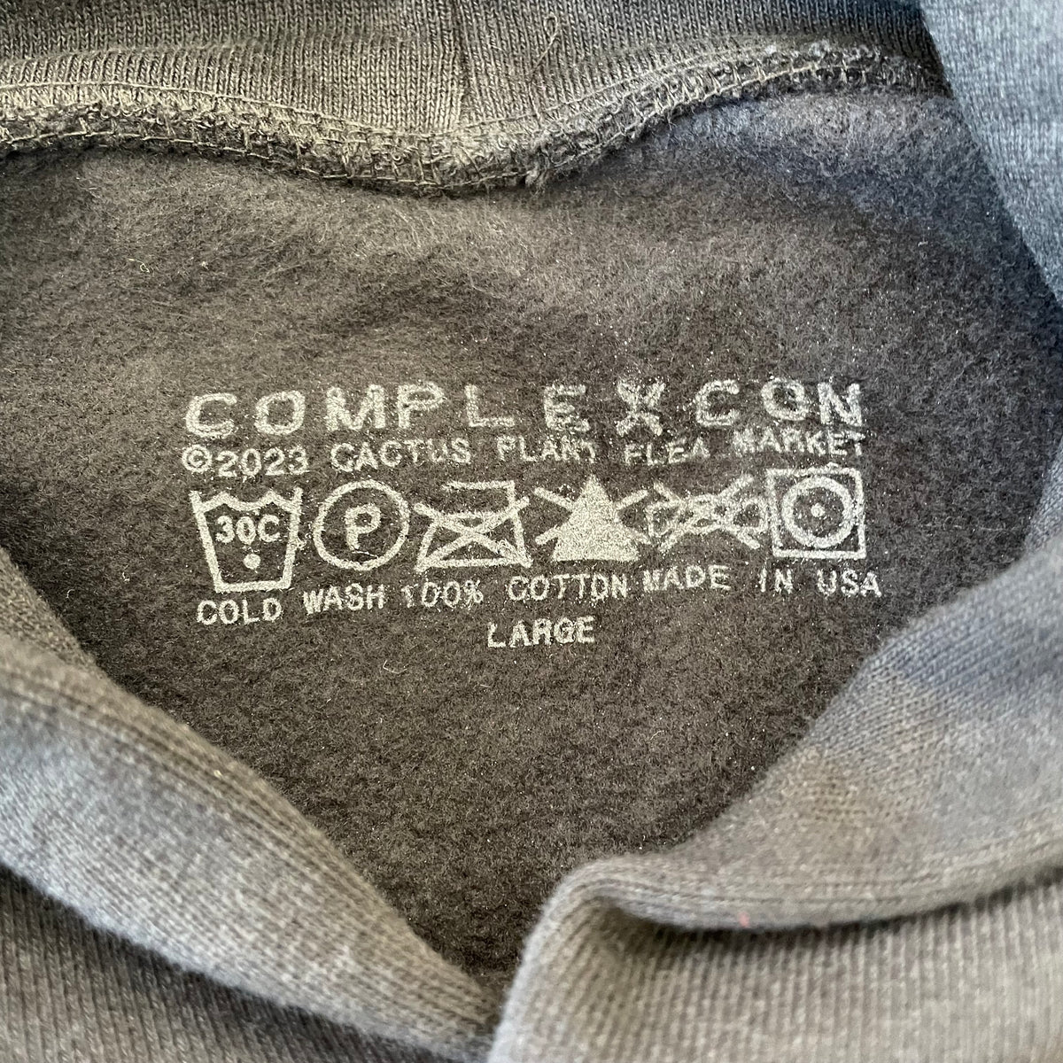 Cactus Plant Flea Market CPFM x Complexcon Smiley Spider Hoodie Black ...