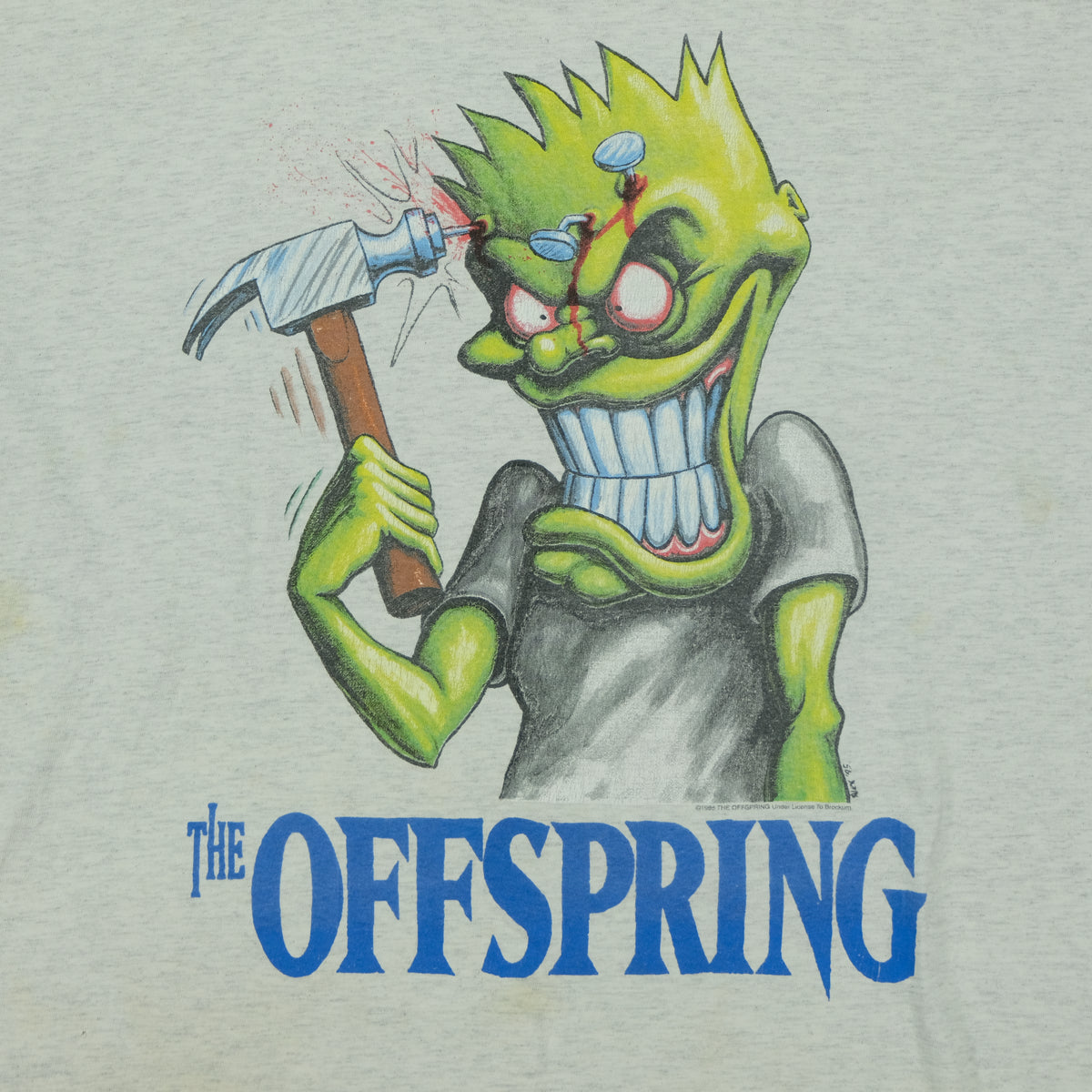Vintage 1995 The Offspring Hammered Shirt by Brockum | Reset Vintage ...